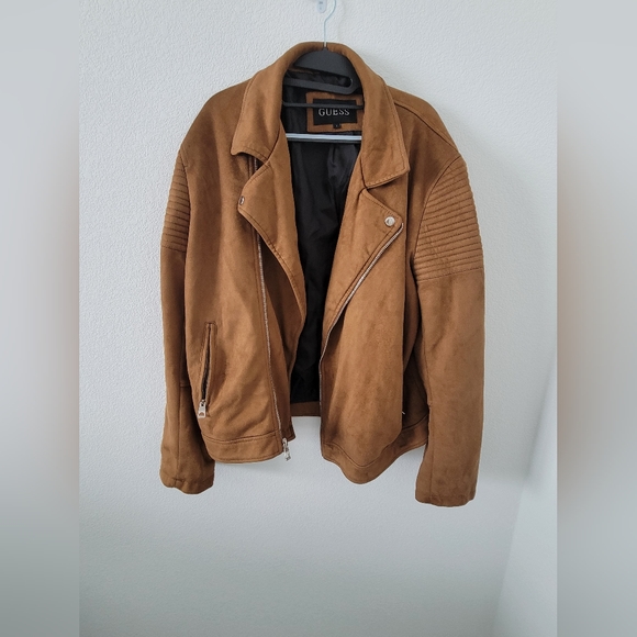 Guess | Jackets & Coats | Guess Mens Suede Jacket | Poshmark